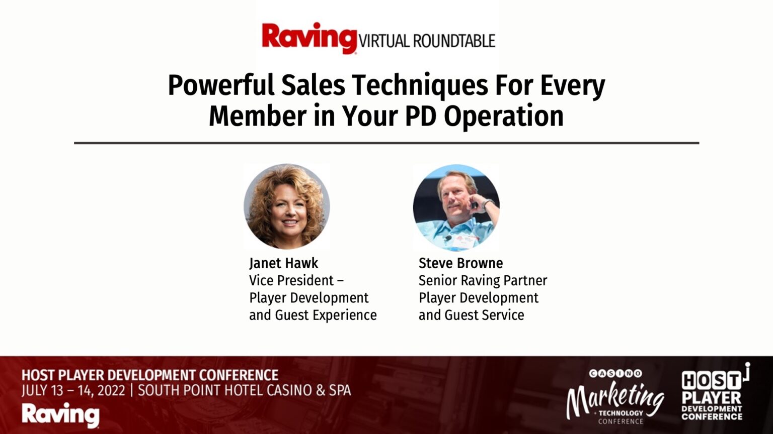 Host Player Development - Raving