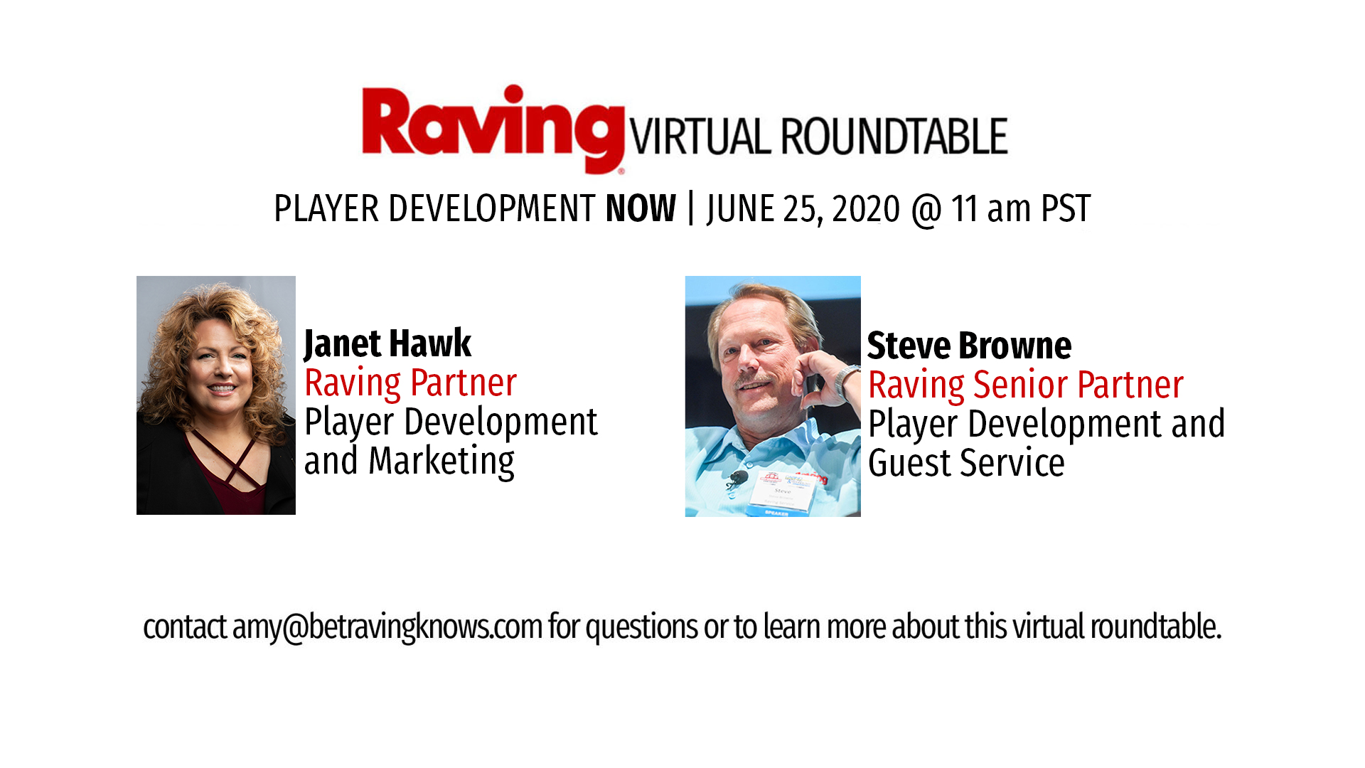 Raving Roundtable: Player Development NOW - Raving
